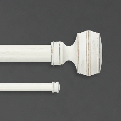 MODE Cambria Designer Series Farmhouse Antique Doorknob 1 1/8 In Dia. Fixed Length Double ...